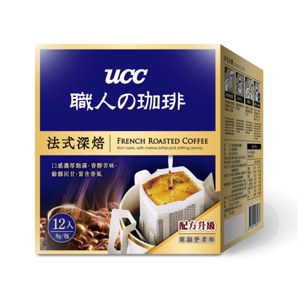 【UCC】法式深焙濾掛式咖啡 (8gx12入x16盒) - 全聯線上購-隔日達平台