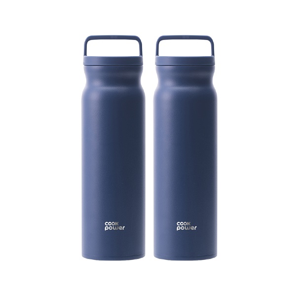 【鍋寶】超真空內塗層提把保溫瓶 780ml-2入(岩灰藍) - 全聯全電商