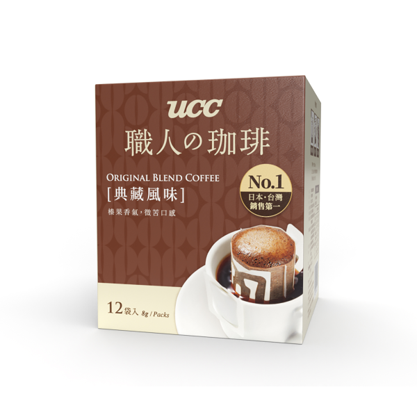 【UCC】職人系列-典藏風味濾掛式咖啡 (8gx12入x16盒) - 全聯全電商