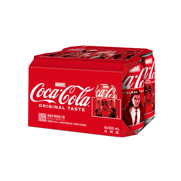 【可口可樂】(330mlx6罐)x4組 - 全聯線上購-隔日達平台